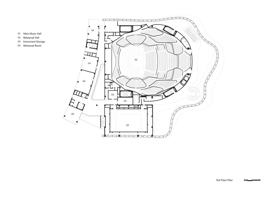 Music Hall Design by Matthew H Cascio | ArchDaily