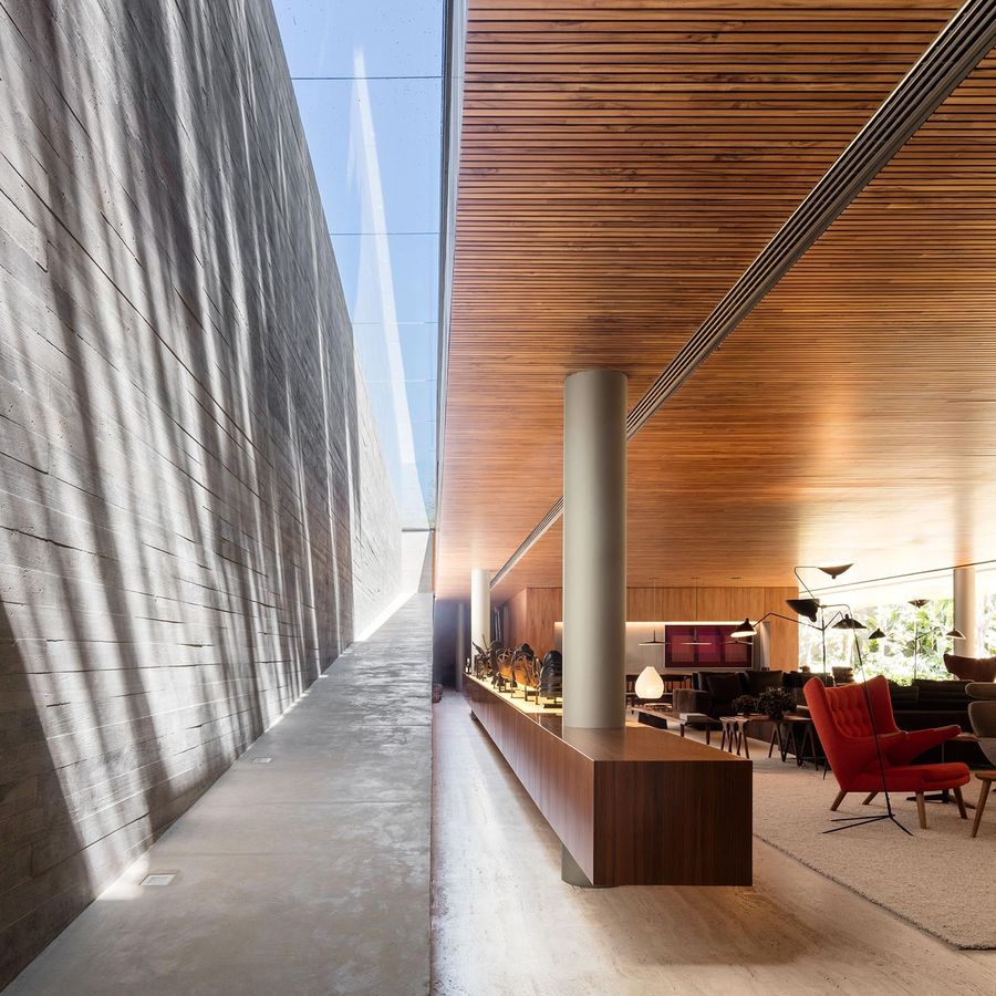 glass atrium light well by Justin Cheng | ArchDaily