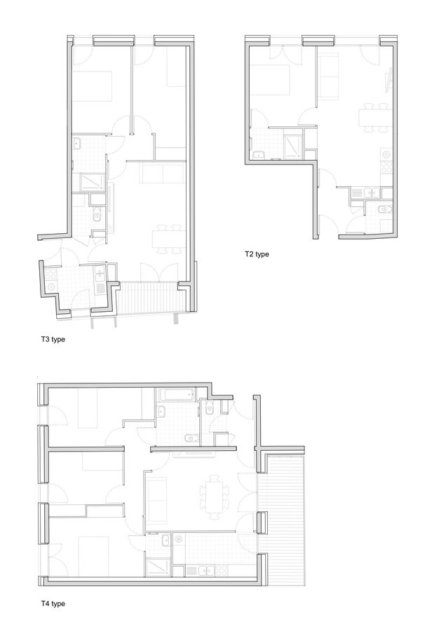 Typical floor plan/Social Housing by knarfz63 | ArchDaily