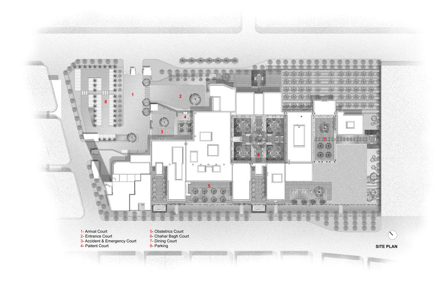 Hospital design by Naila Jabeen | ArchDaily