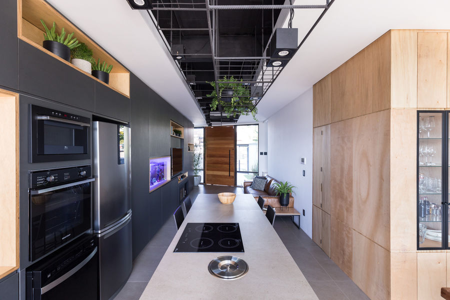 narrow apartment by Awe Architects Inc | ArchDaily