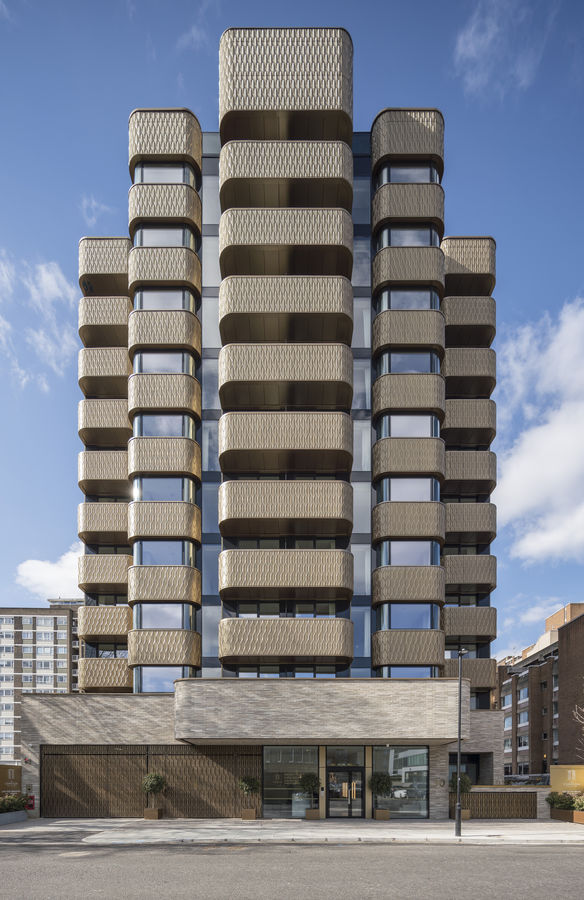Condo , Uned Kingdon - The Compton Residential Building / Simon Bowden ...