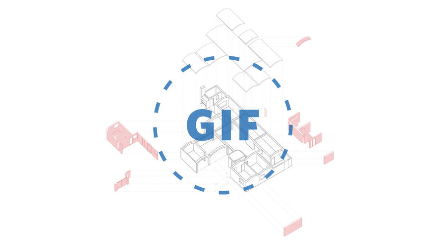 30 Projects Explained Through Architectural Gifs de Marco Bernardis ...