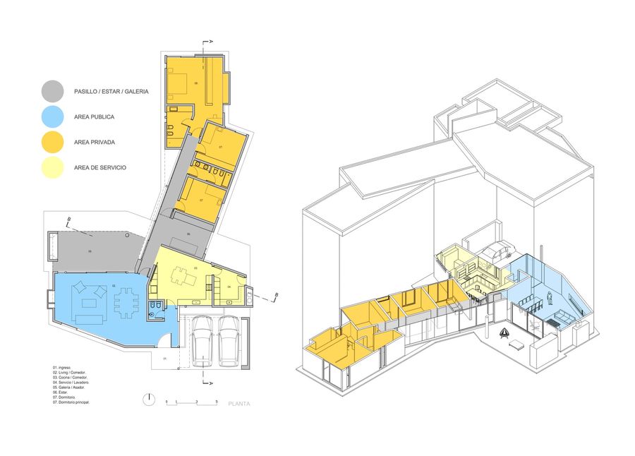 ejemplo de planos de Laurence Denise Prevedello | ArchDaily