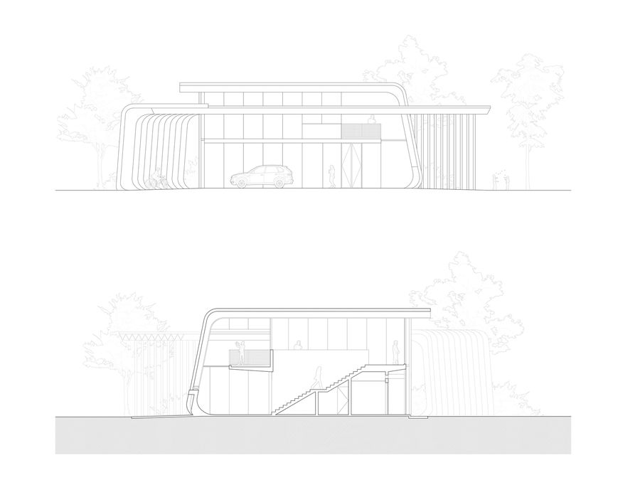 0403 . illustration . elevation by Aziz Syam | ArchDaily