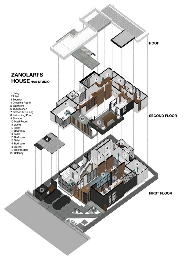Axonometric - 3D by jilliancayley | ArchDaily